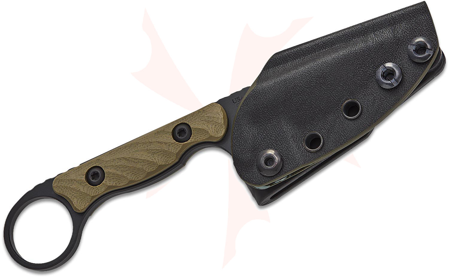 Toor Knives Jank Shank S Fixed Blade Neck Knife 3" CPM-M4 Black KG ...