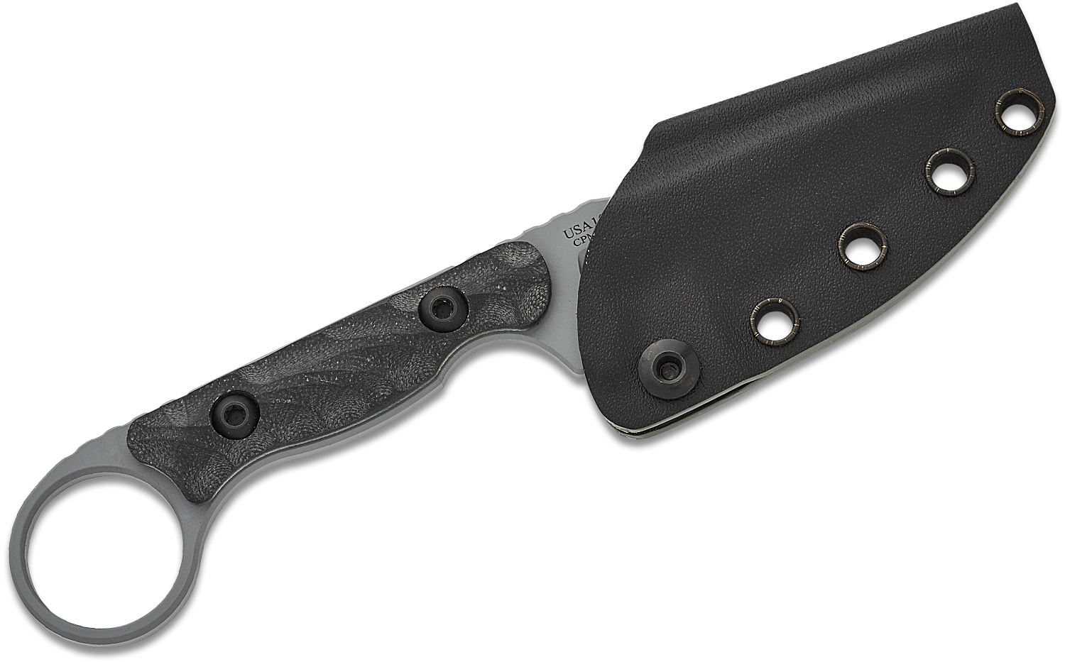 Toor Knives Jank Shank S Fixed Blade Neck Knife 3" CPM-M4 SOCOM Phantom ...