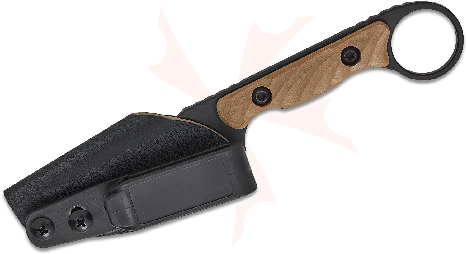 Toor Knives Jank Shank S Fixed Blade Neck Knife 3" CPM-M4 Black KG ...