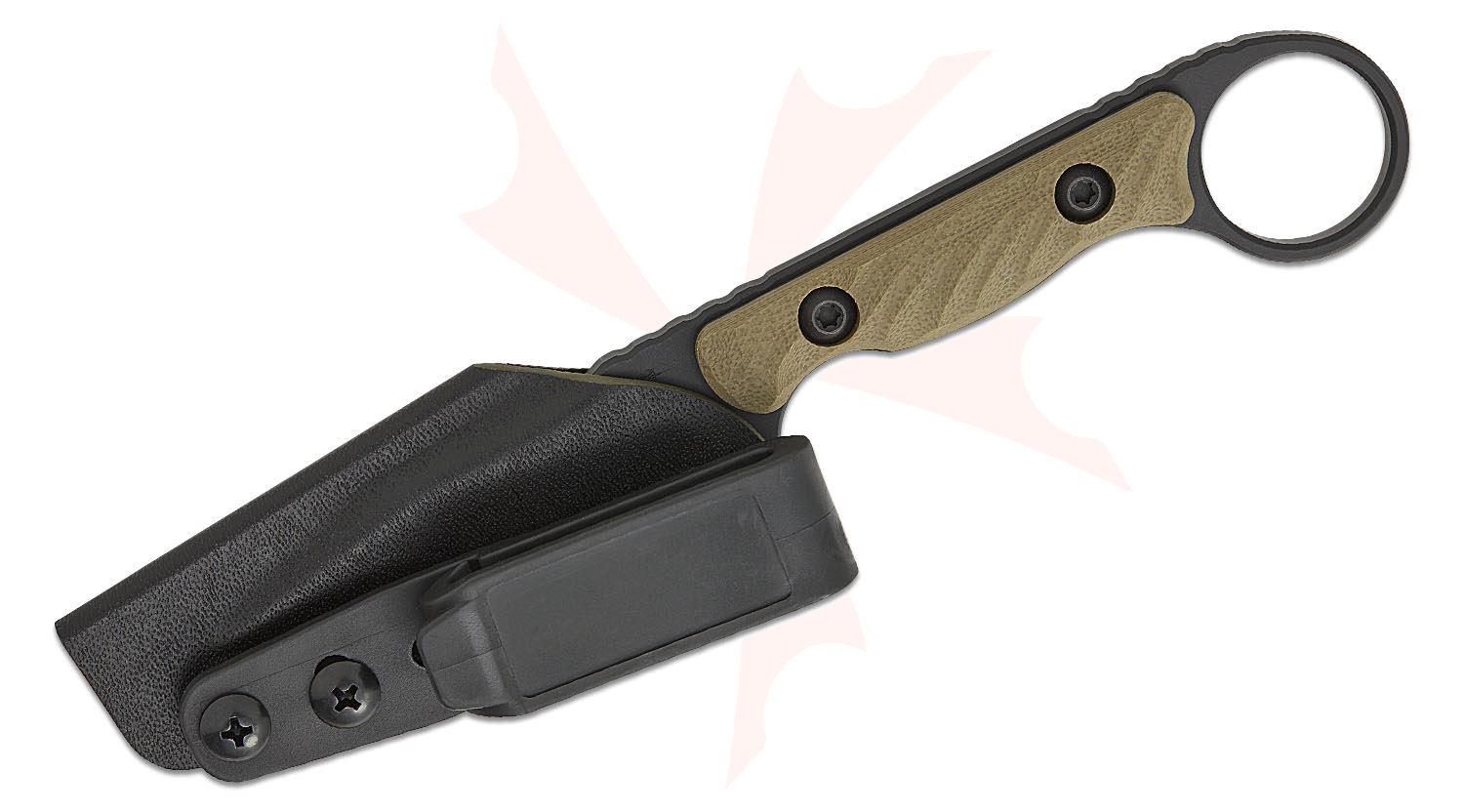 Toor Knives Jank Shank W Fixed Blade Neck Knife 3" CPM-M4 Black KG ...