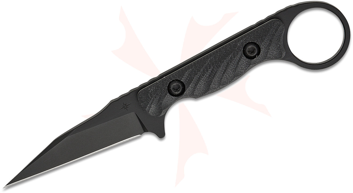 Toor Knives Jank Shank W Fixed Blade Neck Knife 3" CPM-M4 SOCOM Black ...