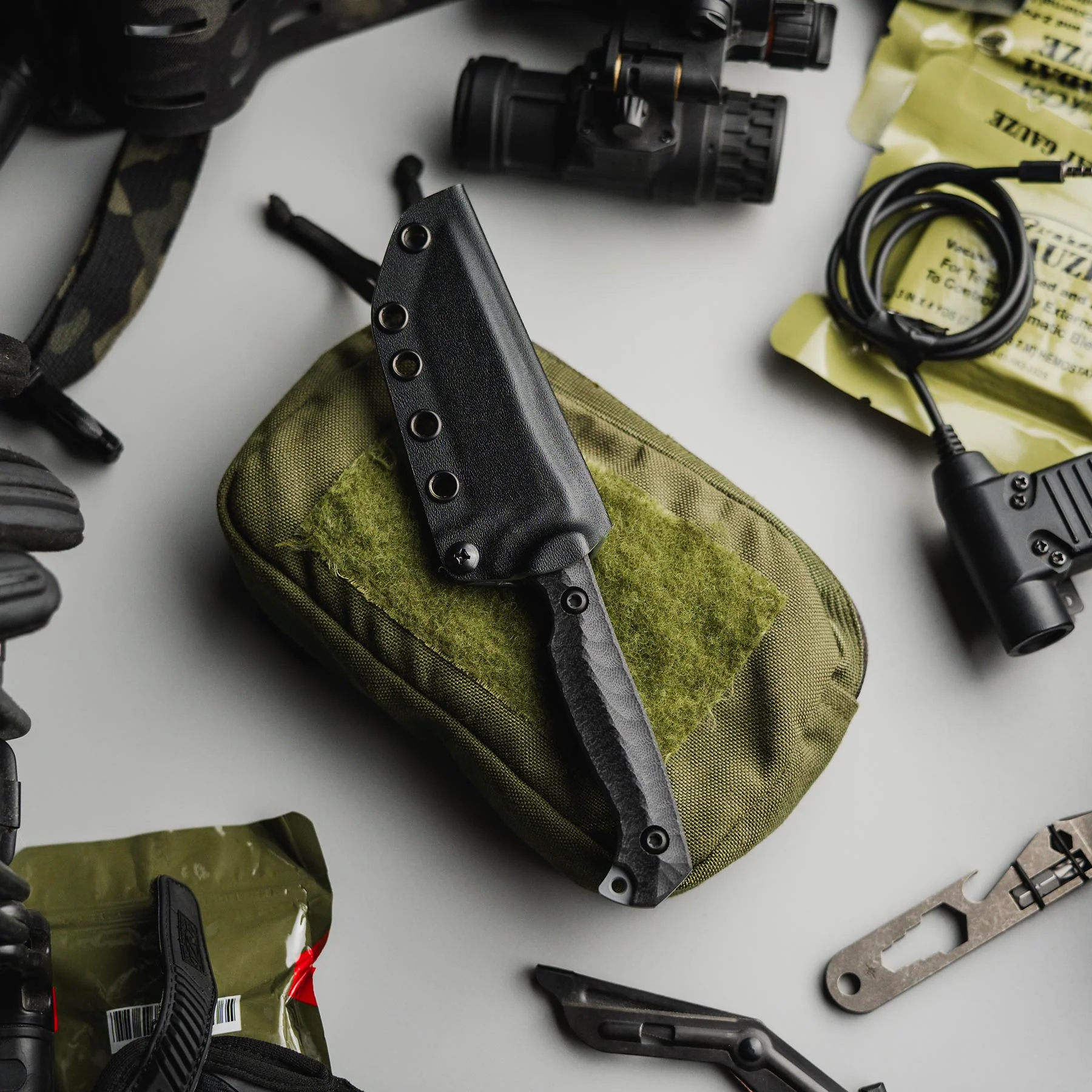 Toor Knives Krypteia Fixed Blade Knife 4" CPM-M4 Phantom Gray KG ...