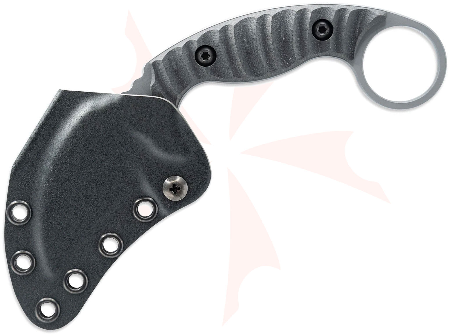 Toor Knives Karsumba R Fixed Blade Karambit Knife 2.5" CPM-M4 Phantom ...