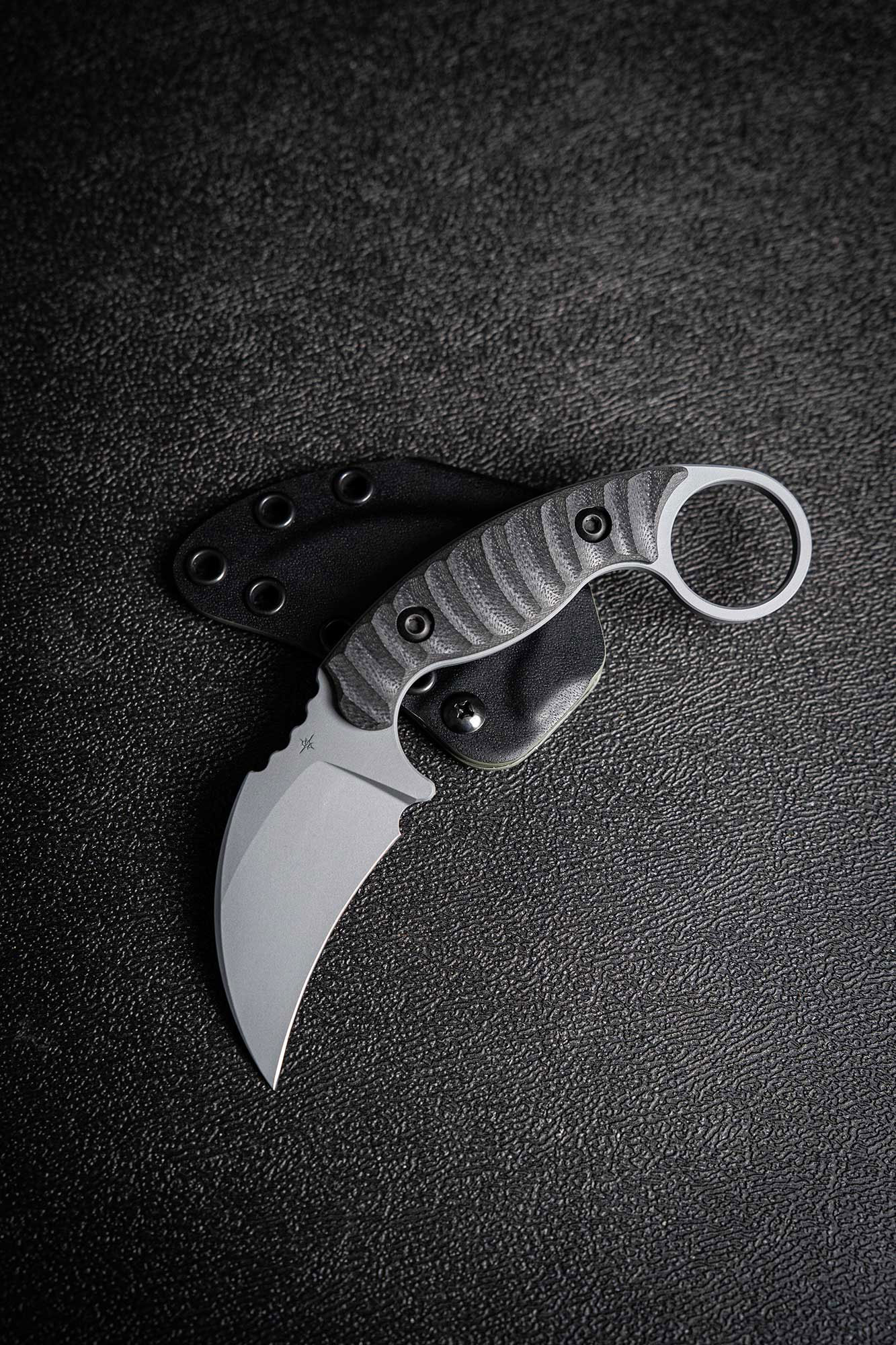 Toor Knives Karsumba R Fixed Blade Karambit Knife 2.5" CPM-M4 Phantom ...