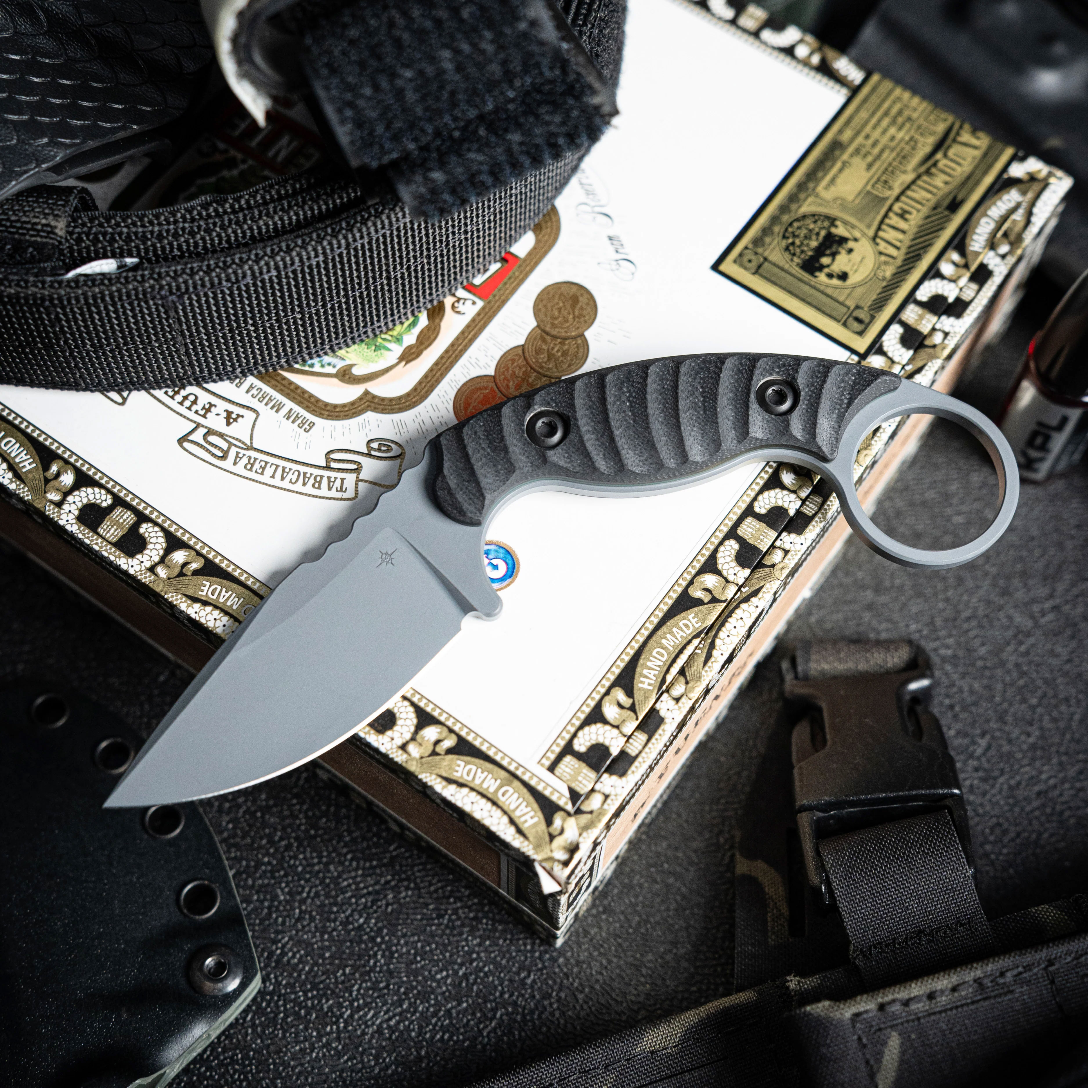 Toor Knives Karsumba S Fixed Blade Karambit Knife 2.5" CPM-M4 Phantom ...