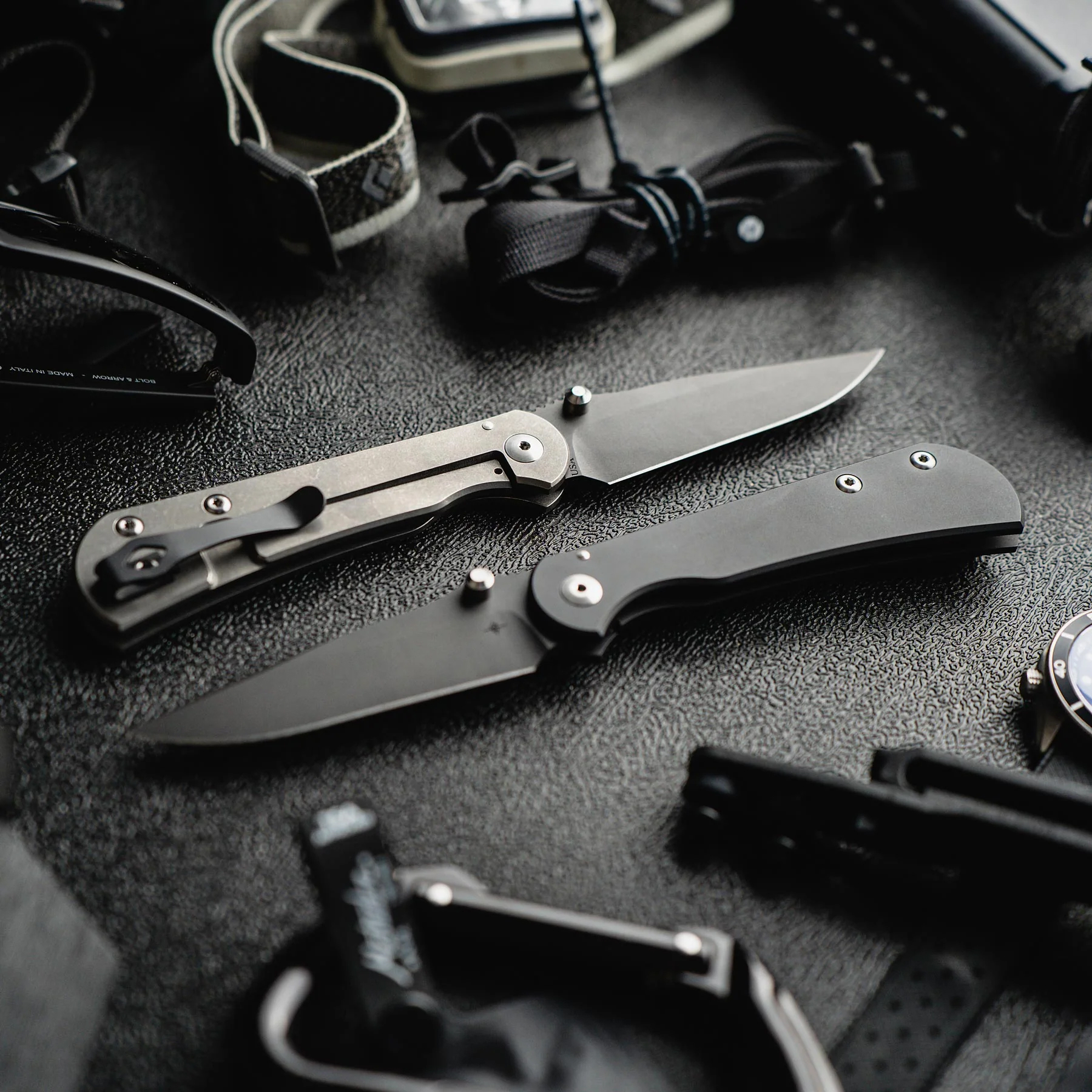 Toor Knives Merchant 2.0 S Folding Knife 3.75" CPM-S35VN Black Oxide ...
