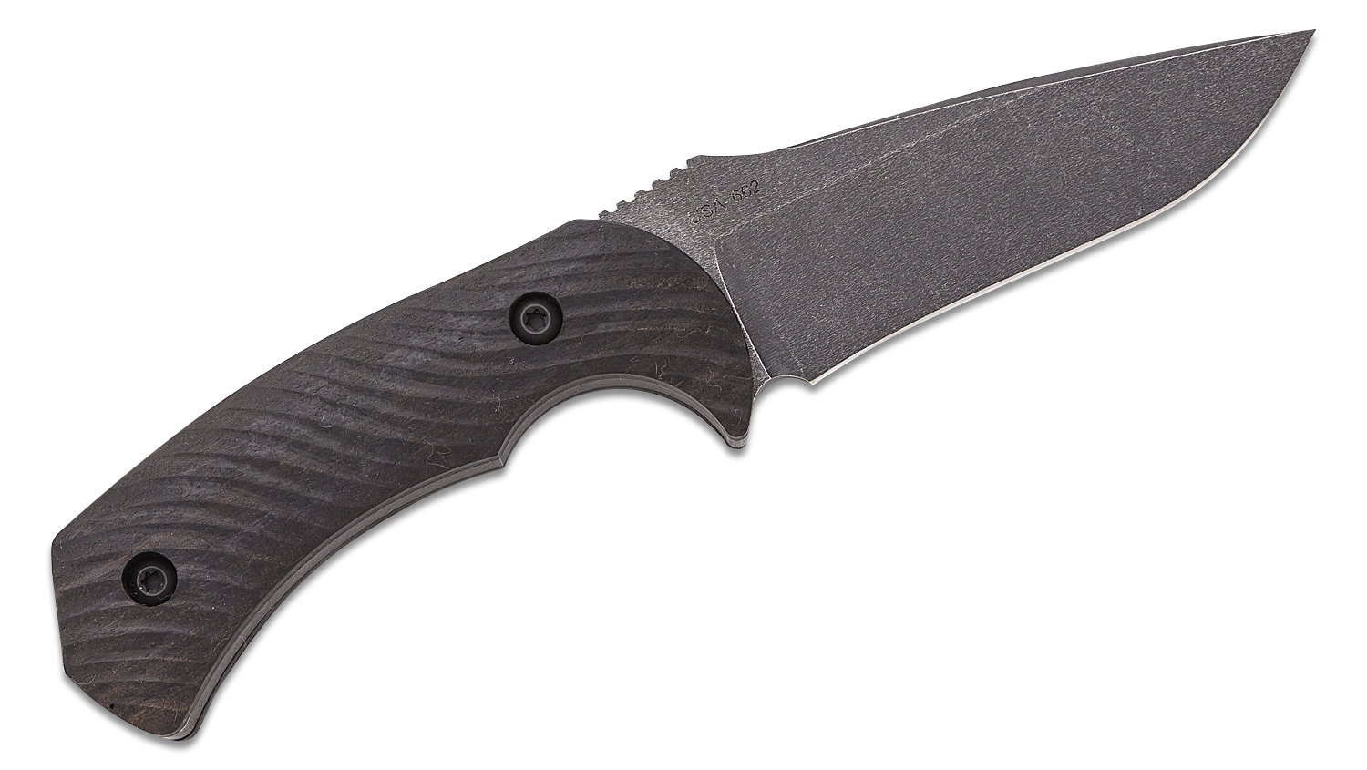 Toor Knives Mullet Outlaw Fixed Blade Knife 4" CPM-154 Black Oxide Drop ...