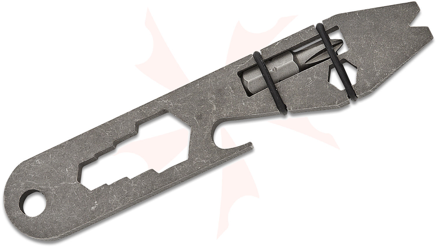 Toor Knives Natural Titanium Keychain Mini Multi-Tool, 4.1" Overall ...