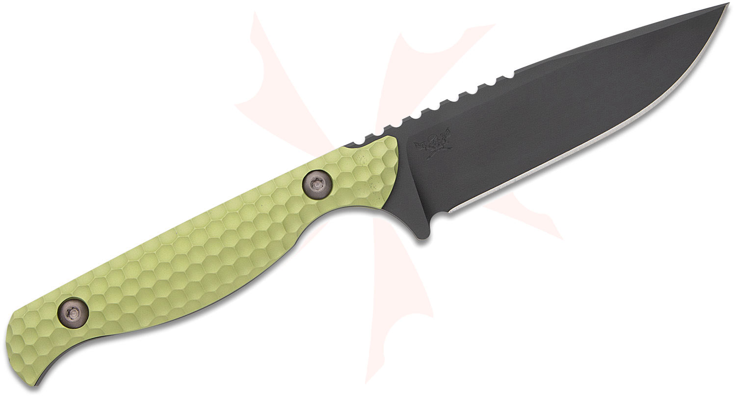 Toor Knives Mutiny Fixed Blade Knife 4" CPM-154 Black Drop Point, Sea ...