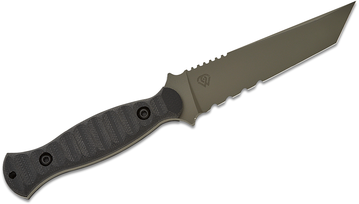 Toor Knives Overlord Fixed Blade Knife 4.5" CPM-154 Woodland Green ...