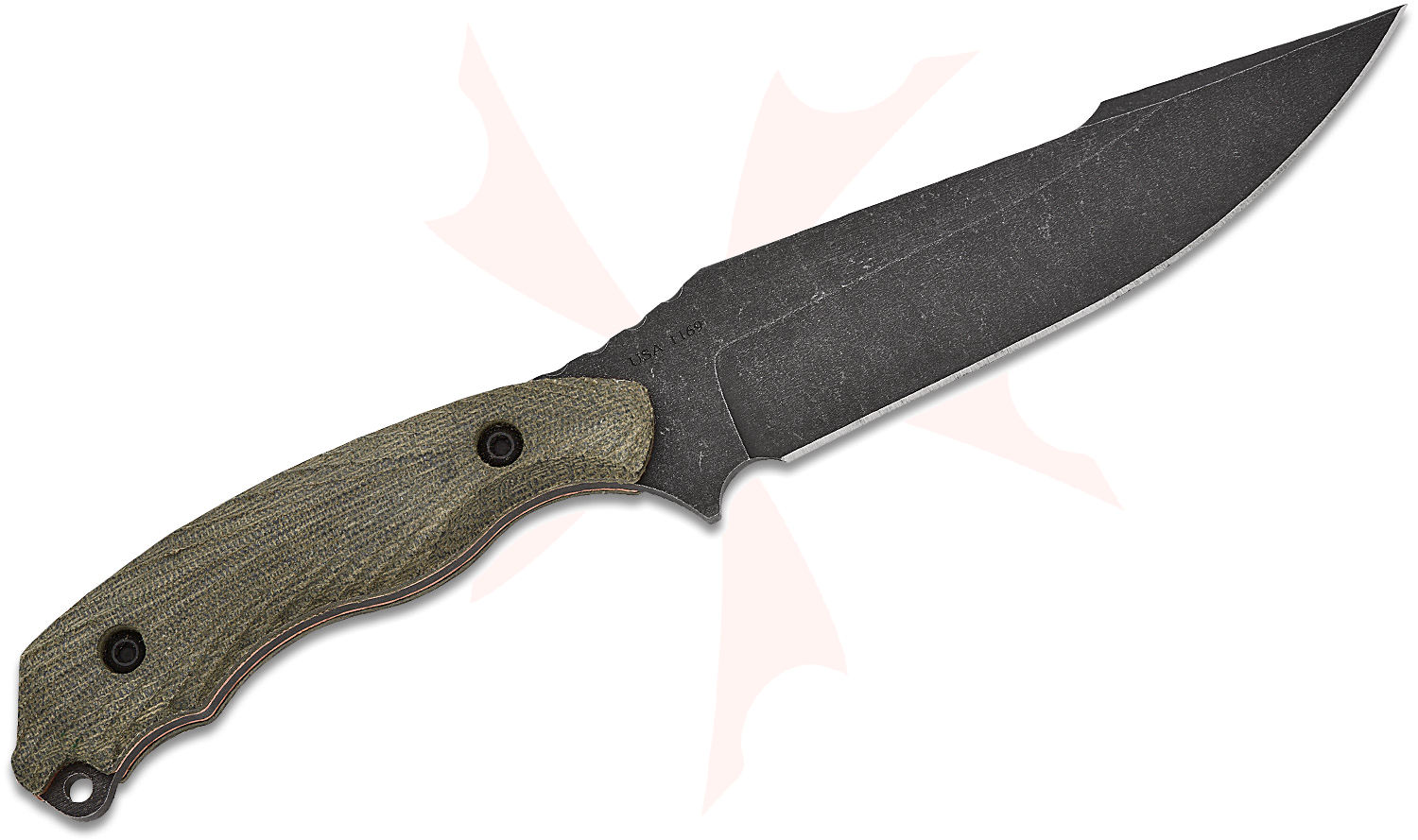 Toor Knives Limited Edition Raven Fixed Blade Knife 5.5" CPM-3V Black ...