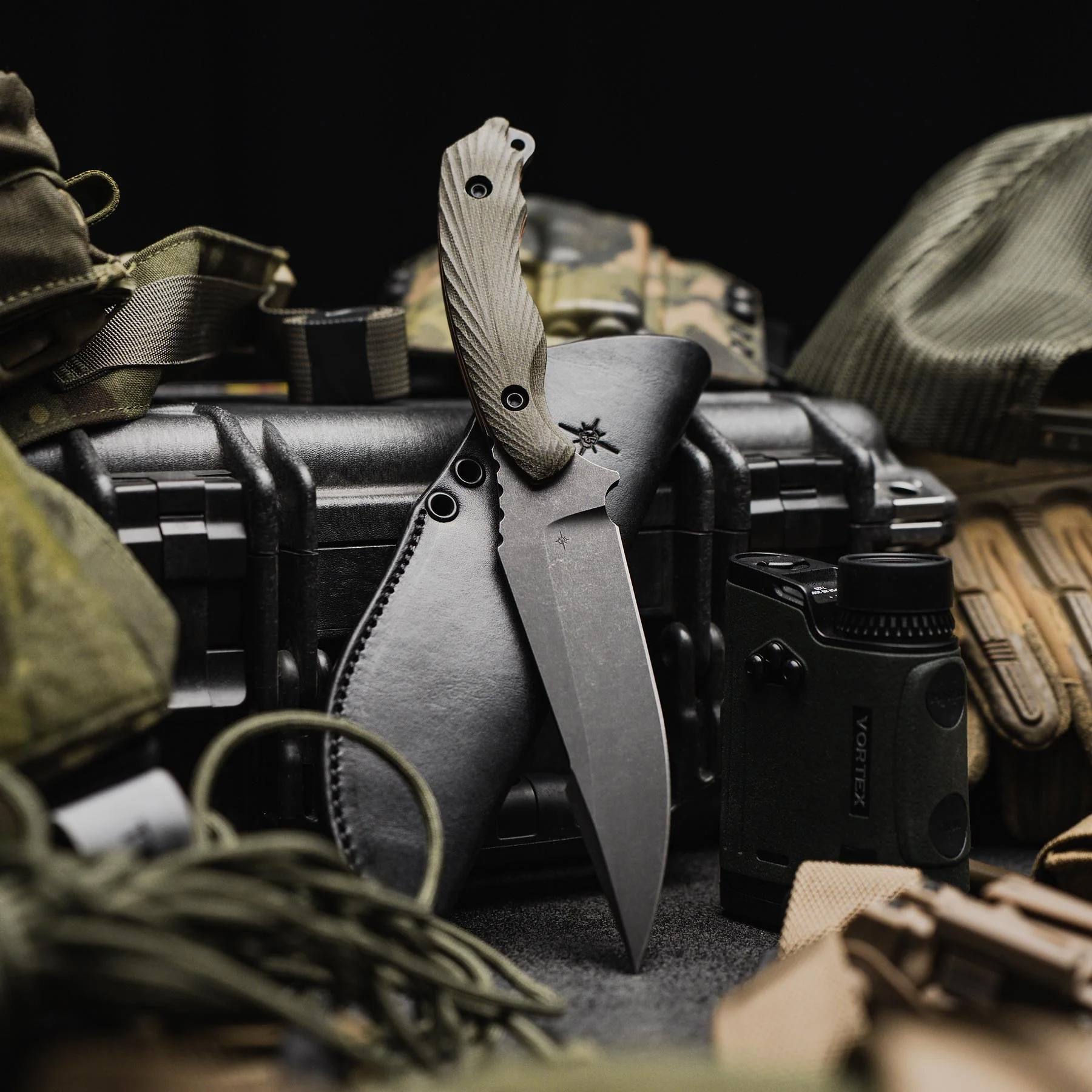 Toor Knives Limited Edition Raven Fixed Blade Knife 5.5" CPM-3V Black ...