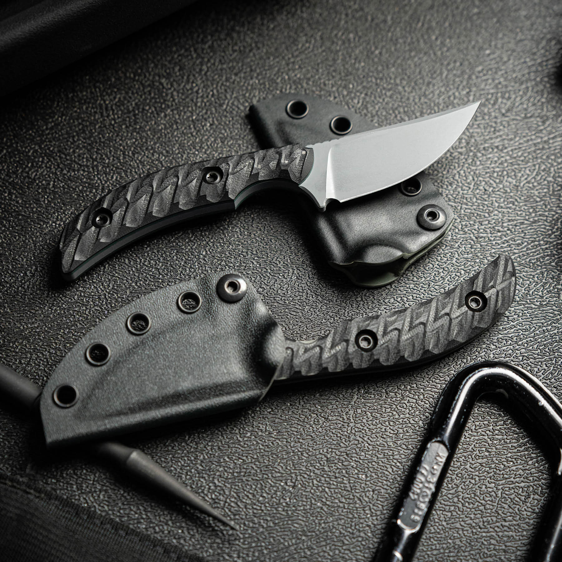 Toor Knives Shifter S Fixed Blade Knife 2.75" CPM-M4 Phantom Gray KG ...