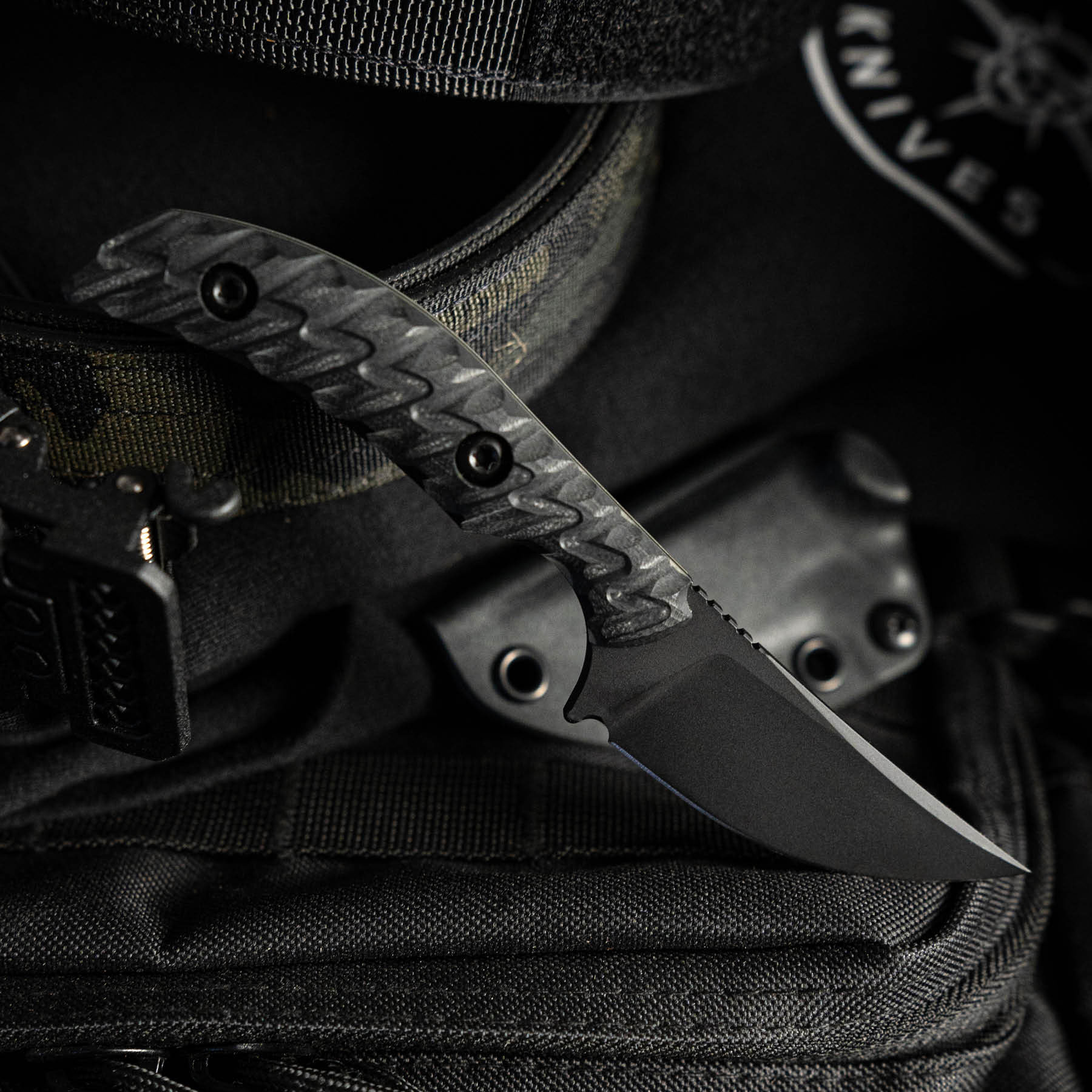 Toor Knives Shifter S Fixed Blade Knife 2.75" CPM-M4 SOCOM Black KG ...