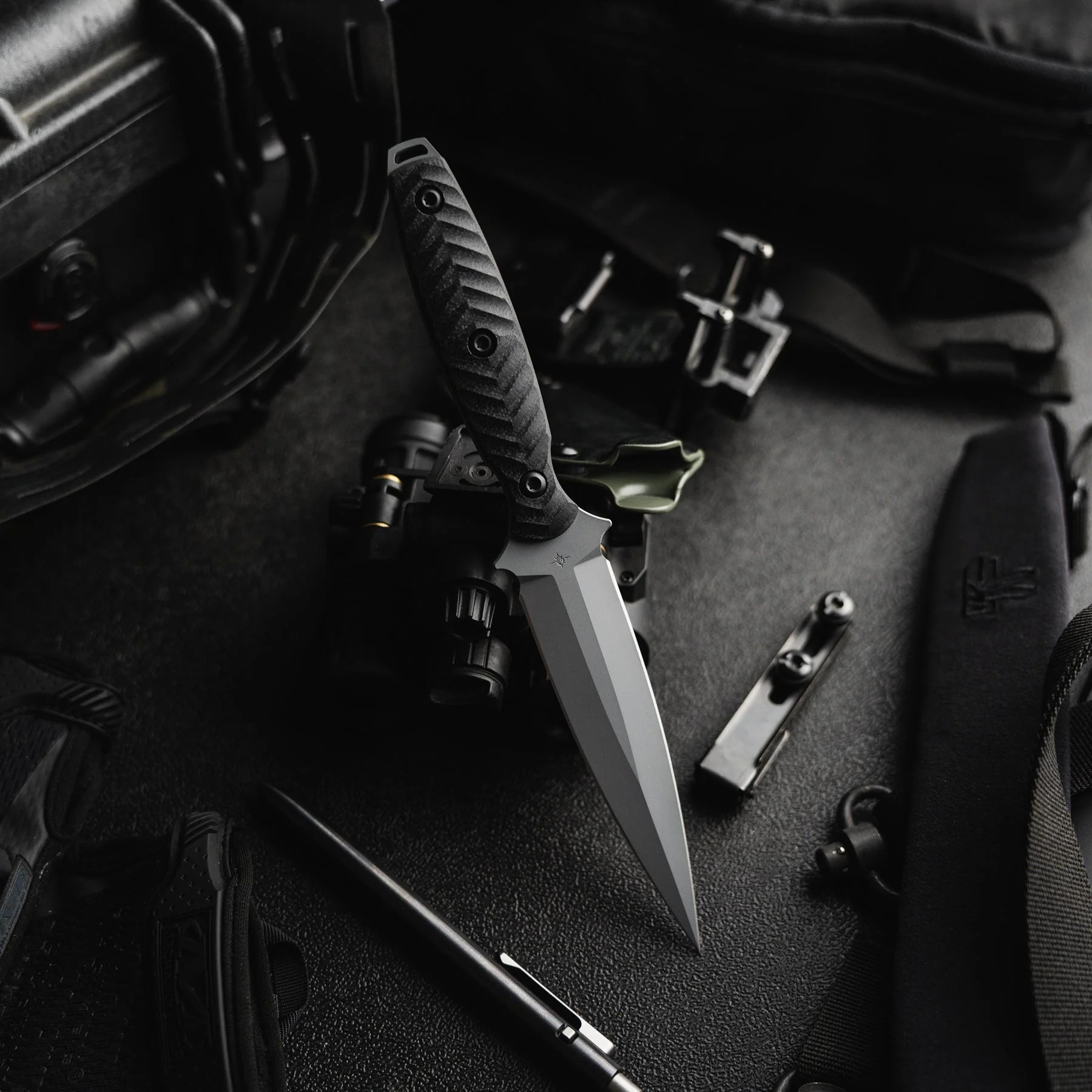 Toor Knives Specter Fixed Blade Knife 4.75" CPM-M4 Phantom Gray KG ...