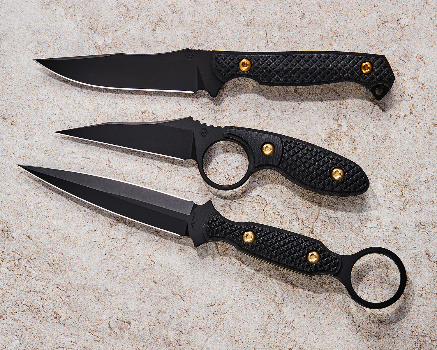 Toor Knives Specter R Tombstone Fixed Blade Knife 4.25" CPM-M4 Black KG ...