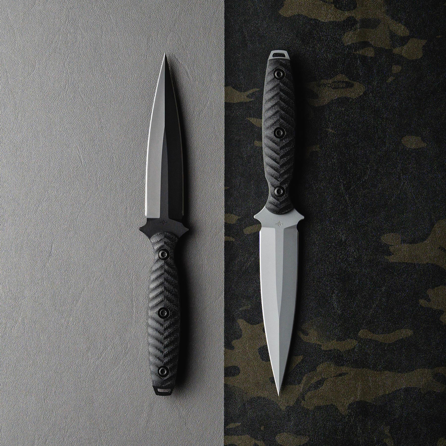 Toor Knives Specter Fixed Blade Knife 4.75" CPM-M4 SOCOM Black KG ...