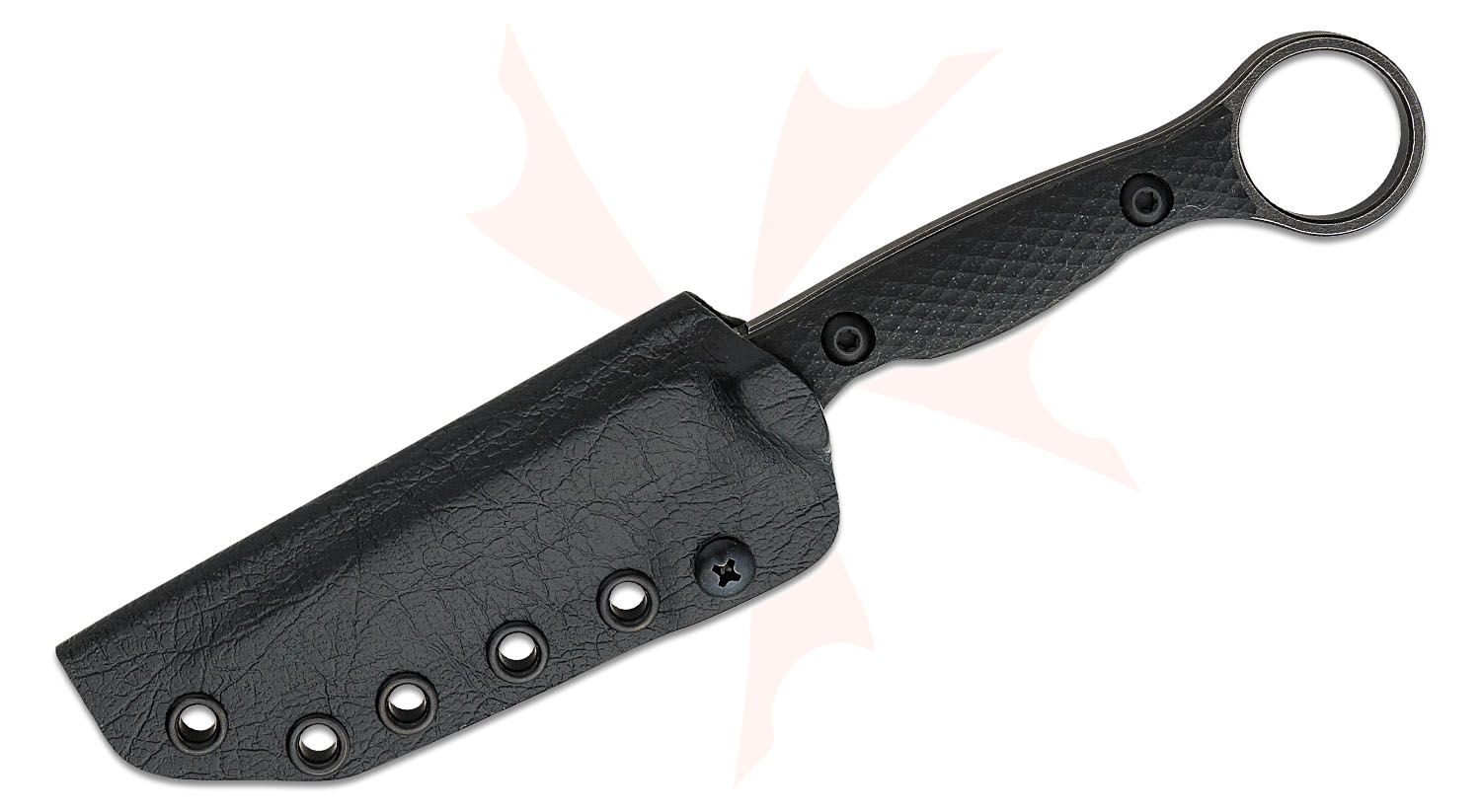Toor Knives Serpent Fixed Blade Knife 3.75" CPM-3V Black Oxide Tanto ...