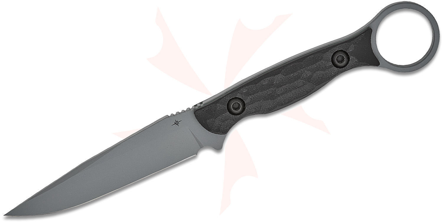 Toor Knives Serpent S Fixed Blade Knife 3.75" CPM-M4 Phantom Gray KG ...