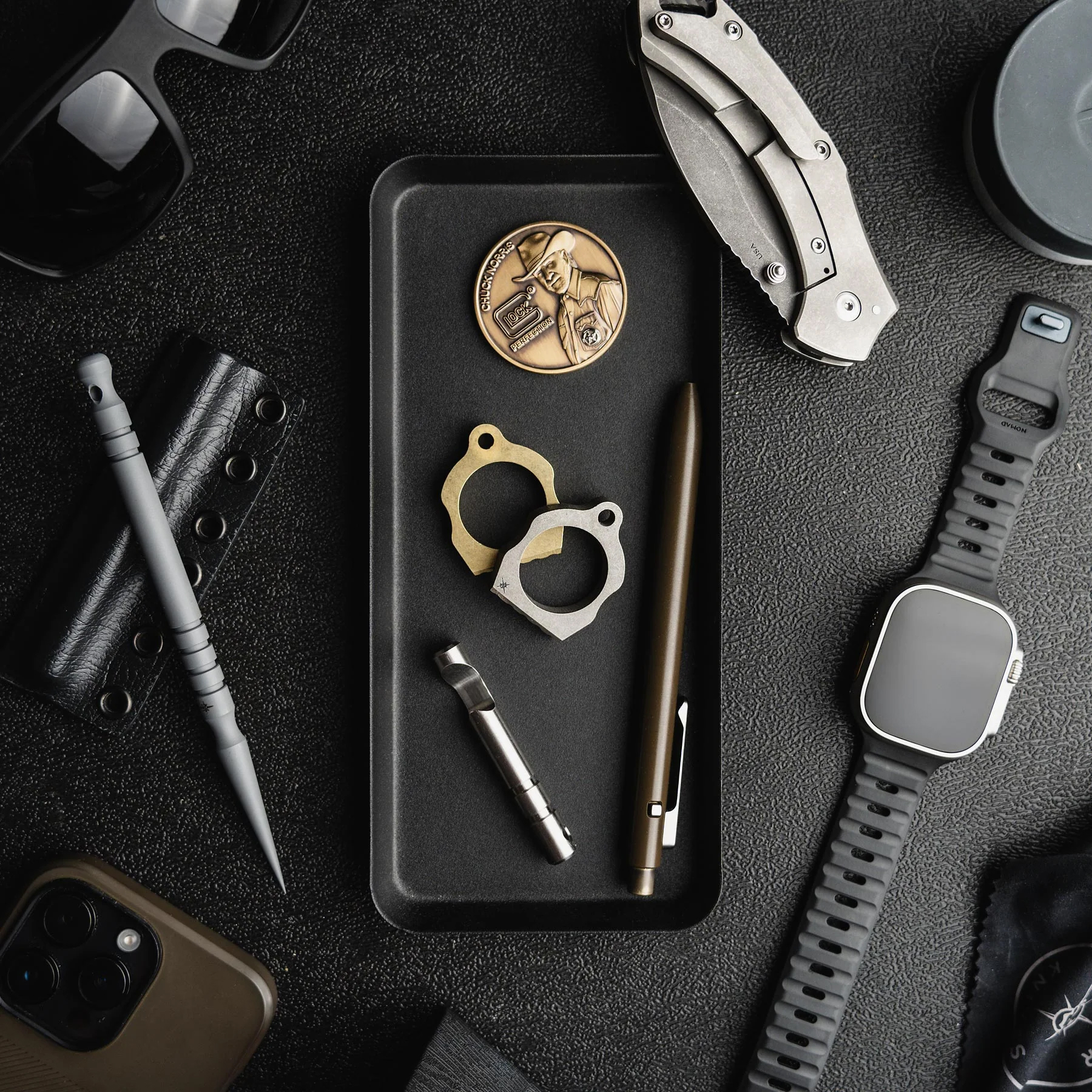Toor Knives Brass Thumper Keychain Tool - KnifeCenter - Thumper Brass
