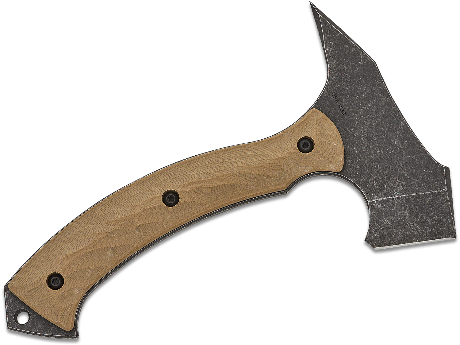 Toor Knives Tomahawk F13, 9" Overall, D2 Black Oxide Axe Head with ...