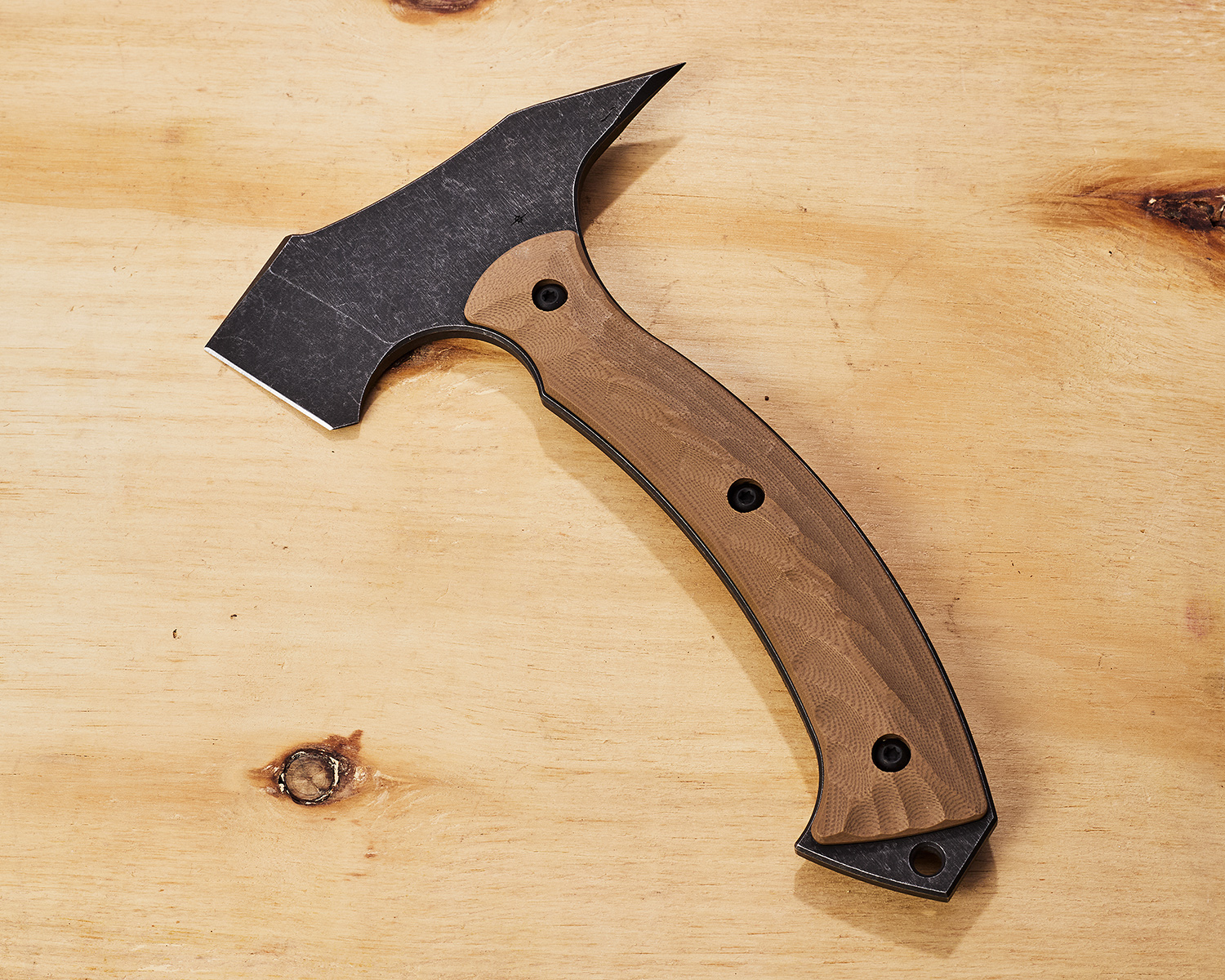 Toor Knives Tomahawk F13, 9" Overall, D2 Black Oxide Axe Head with ...