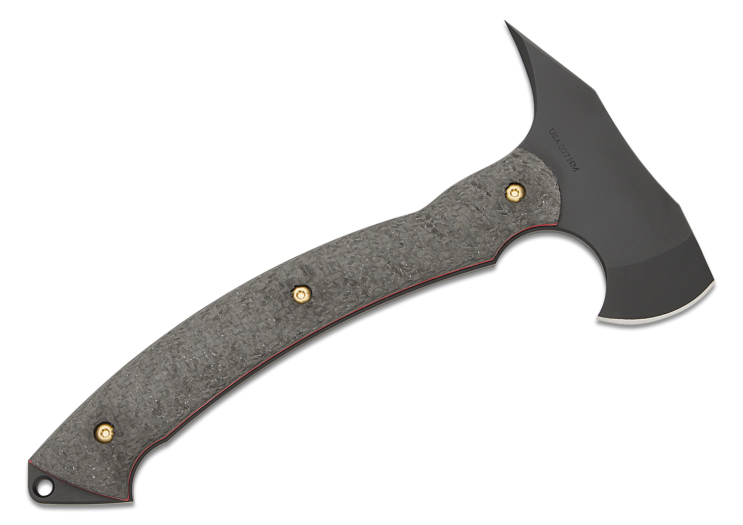 Toor Knives Limited Edition Heavy Metal Tomahawk, 11" Overall, D2 Black ...