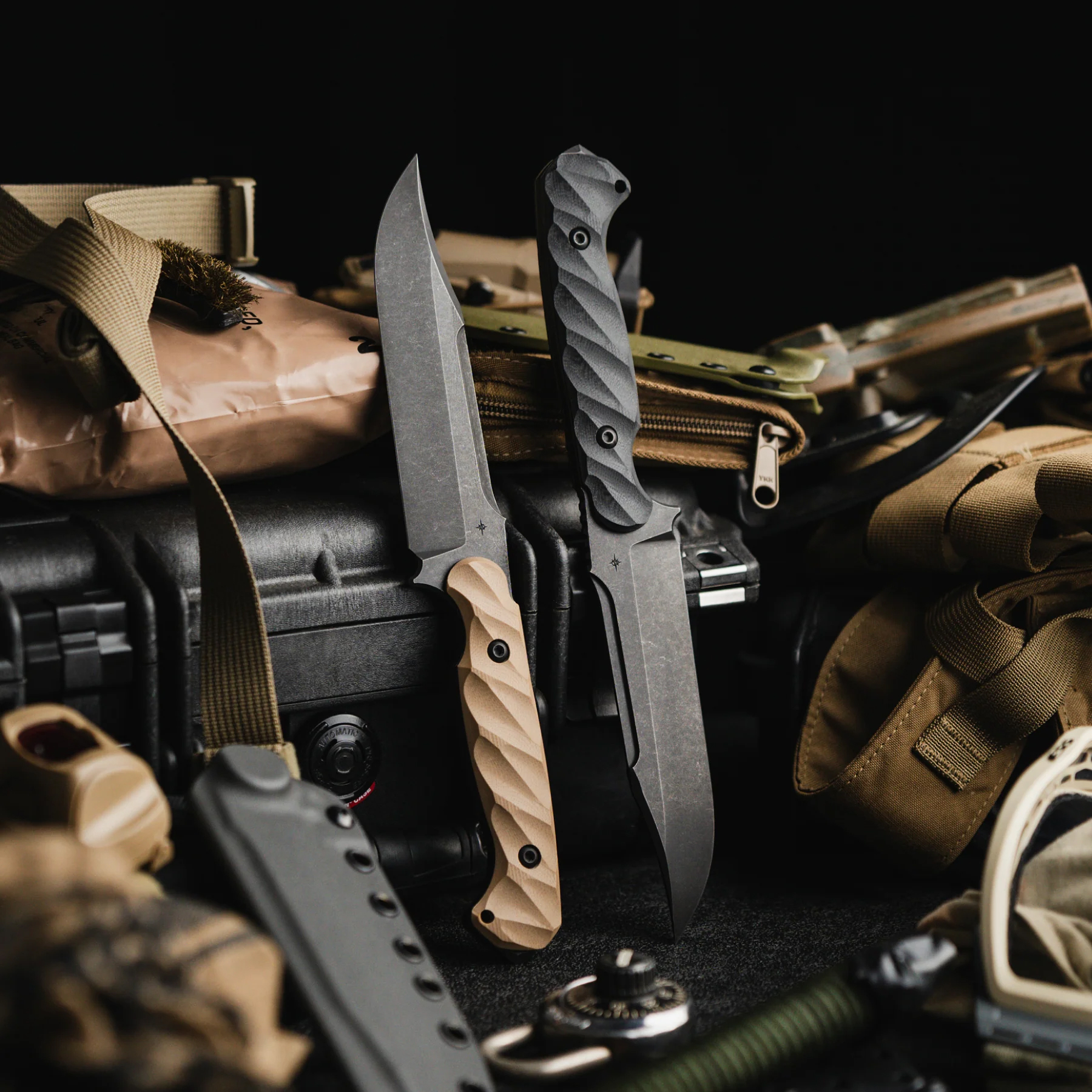 Toor Knives Valor MK1 Fixed Blade Knife 5.5" CPM-CruWear Black Oxide ...