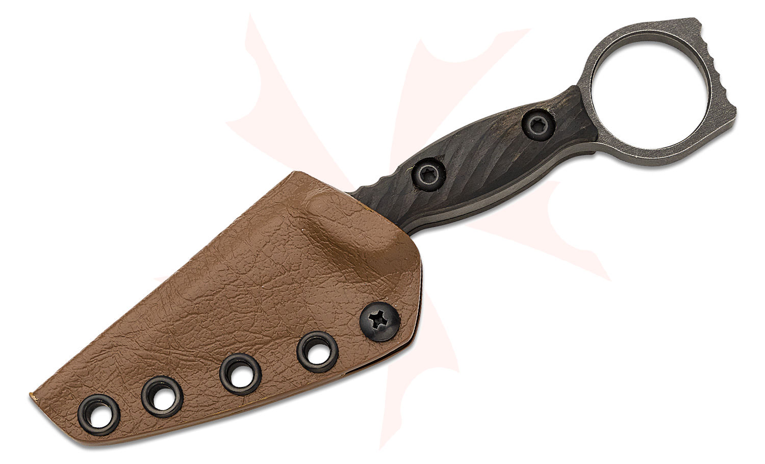 Toor Knives Viper Outlaw Fixed Blade Knife 2.625" D2 Black Stonewashed ...