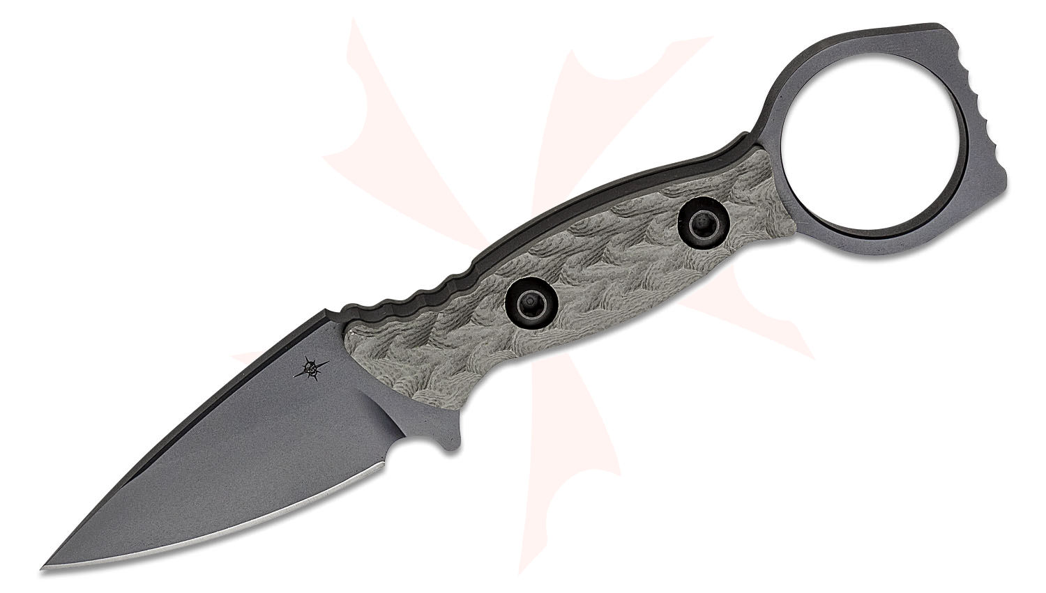 Toor Knives Viper Fixed Blade Knife 2.625" D2 Black Drop Point ...
