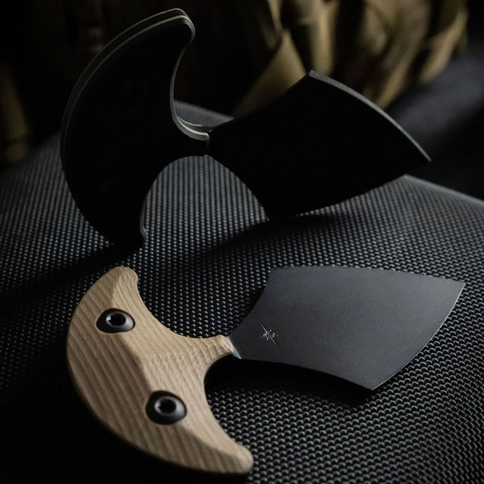 Toor Knives Vasive Push Dagger Fixed Blade Knife 2" CPM-154 Black Oxide ...
