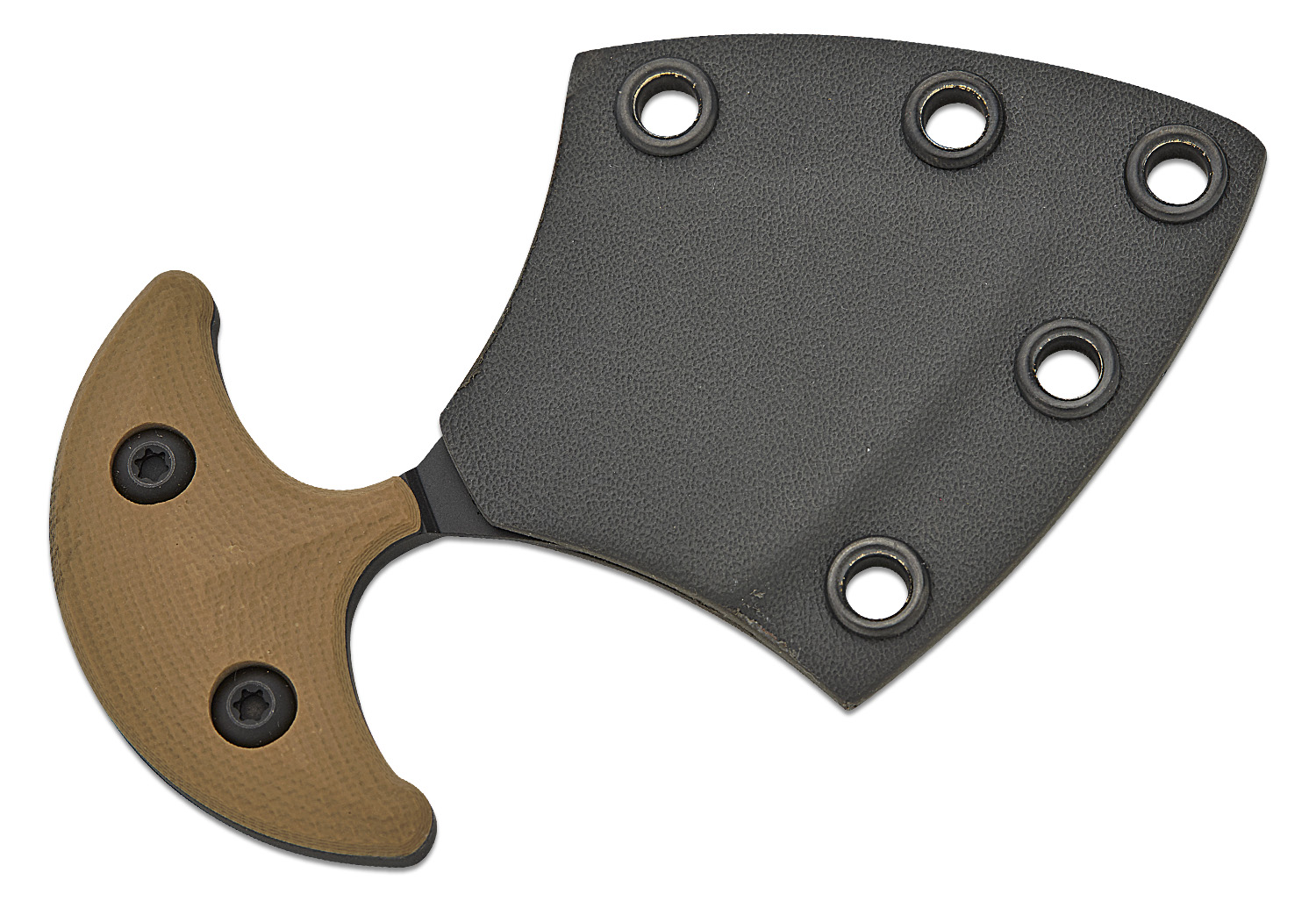 Toor Knives Vasive Push Dagger Fixed Blade Knife 2" CPM-154 Black Oxide ...