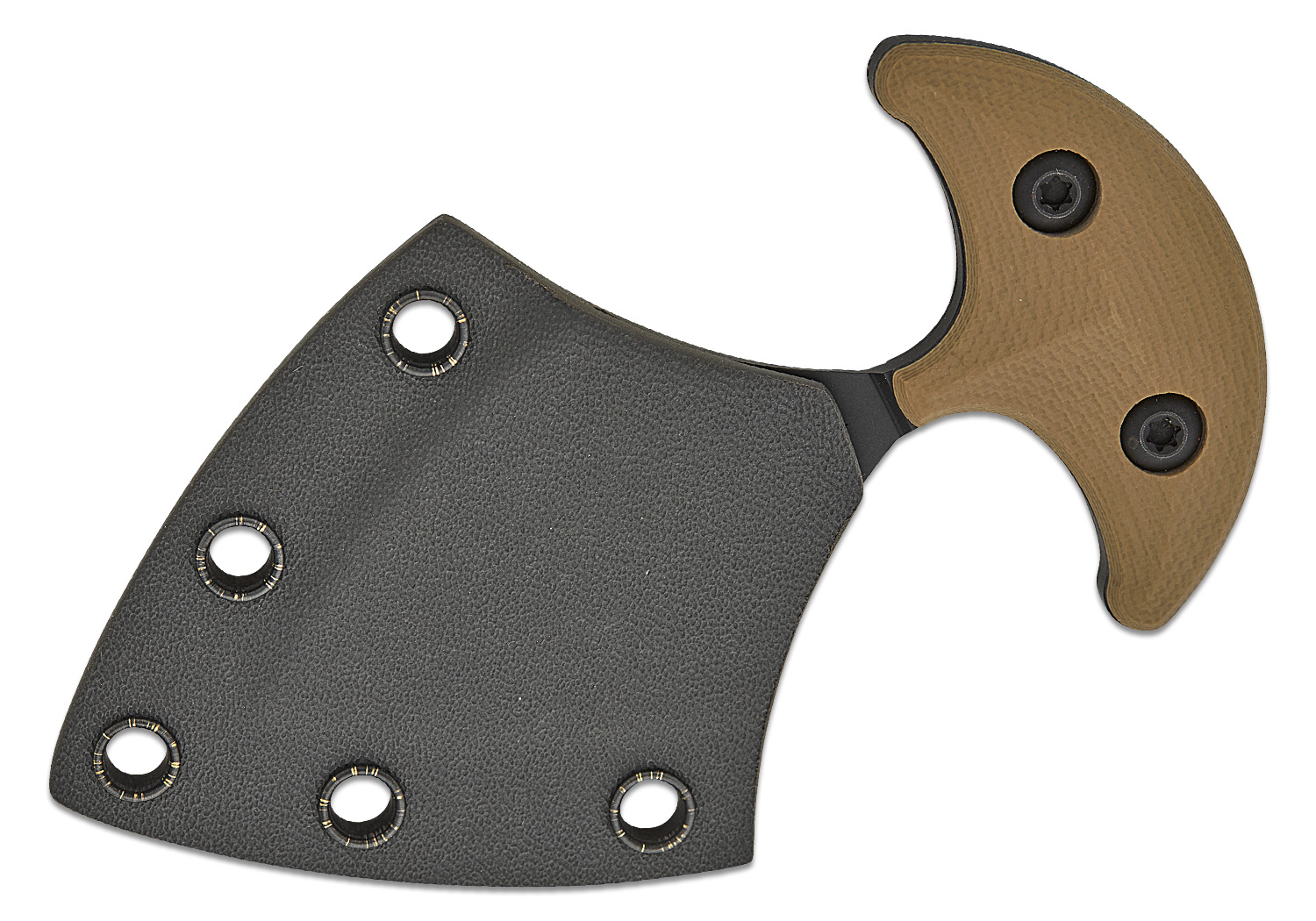Toor Knives Vasive Push Dagger Fixed Blade Knife 2" CPM-154 Black Oxide ...