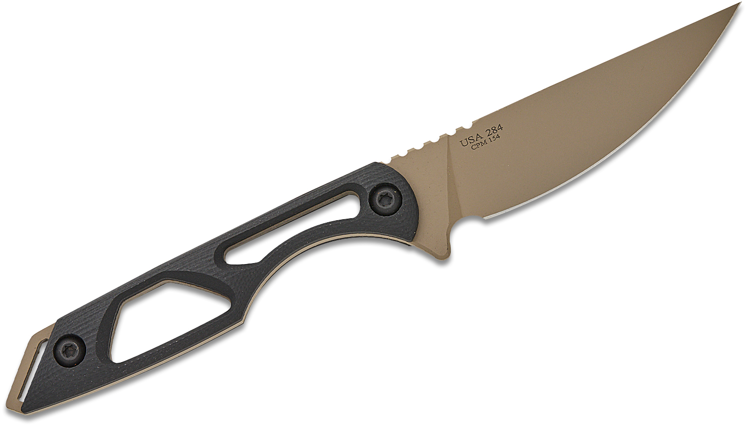 Toor Knives Willow Fixed Blade Knife 3.75" CPM-3V Canyon Drab Drop ...