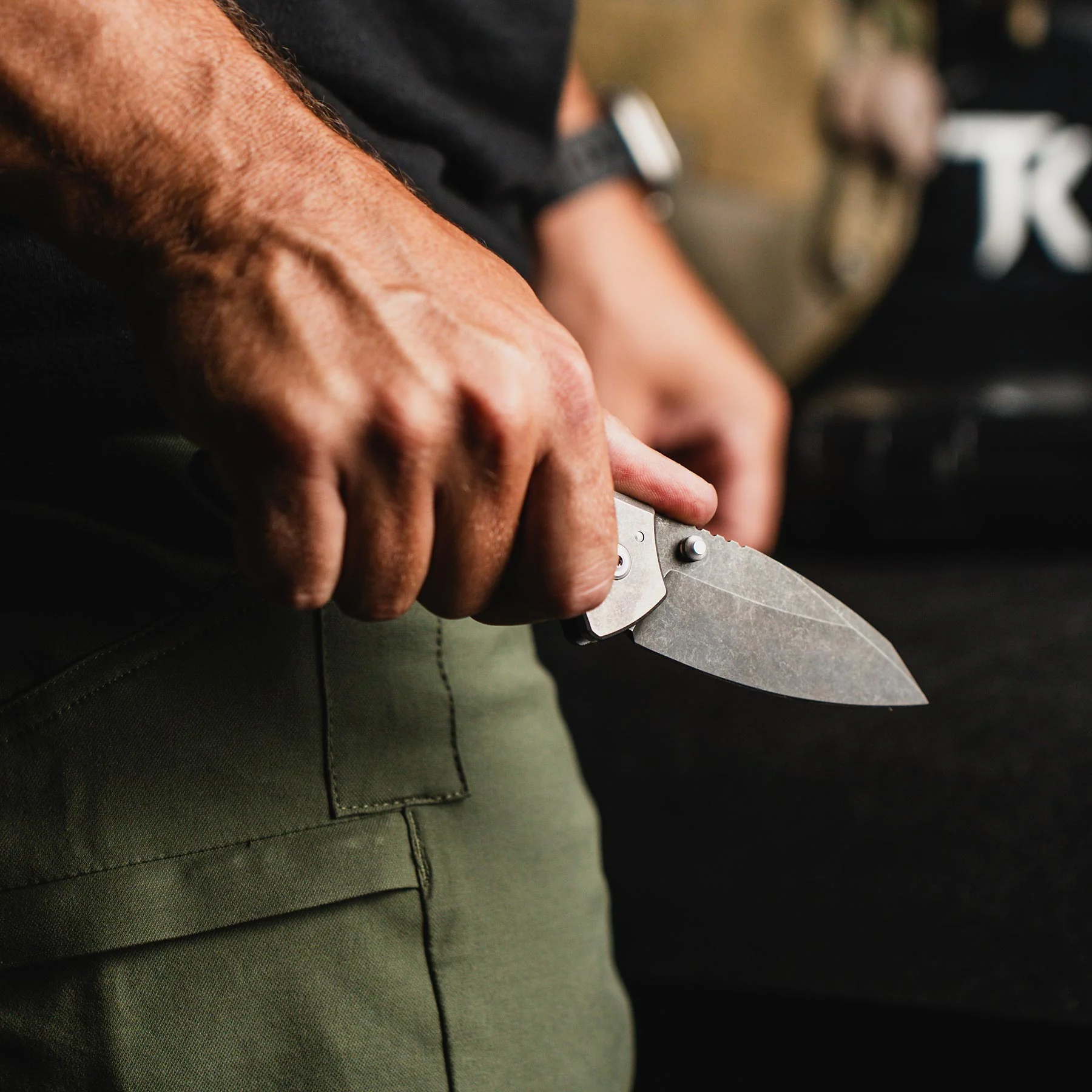 Toor Knives XT1 Charlie Folding Knife 3.25" CPM-S35VN Black Oxide Drop ...