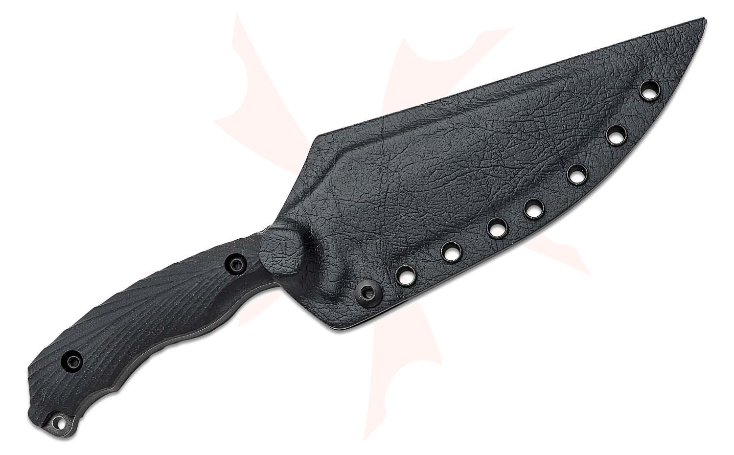 Toor Knives Raven Fixed Blade Knife 5.5" CPM-3V Black Oxide Harpoon ...