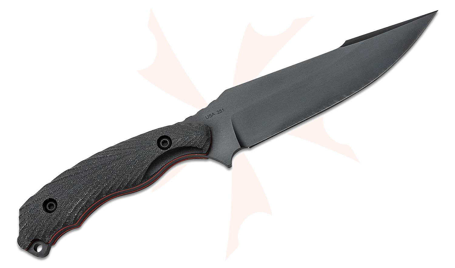Toor Knives Raven Fixed Blade Knife 5.5" CPM-3V Shadow Black Harpoon ...