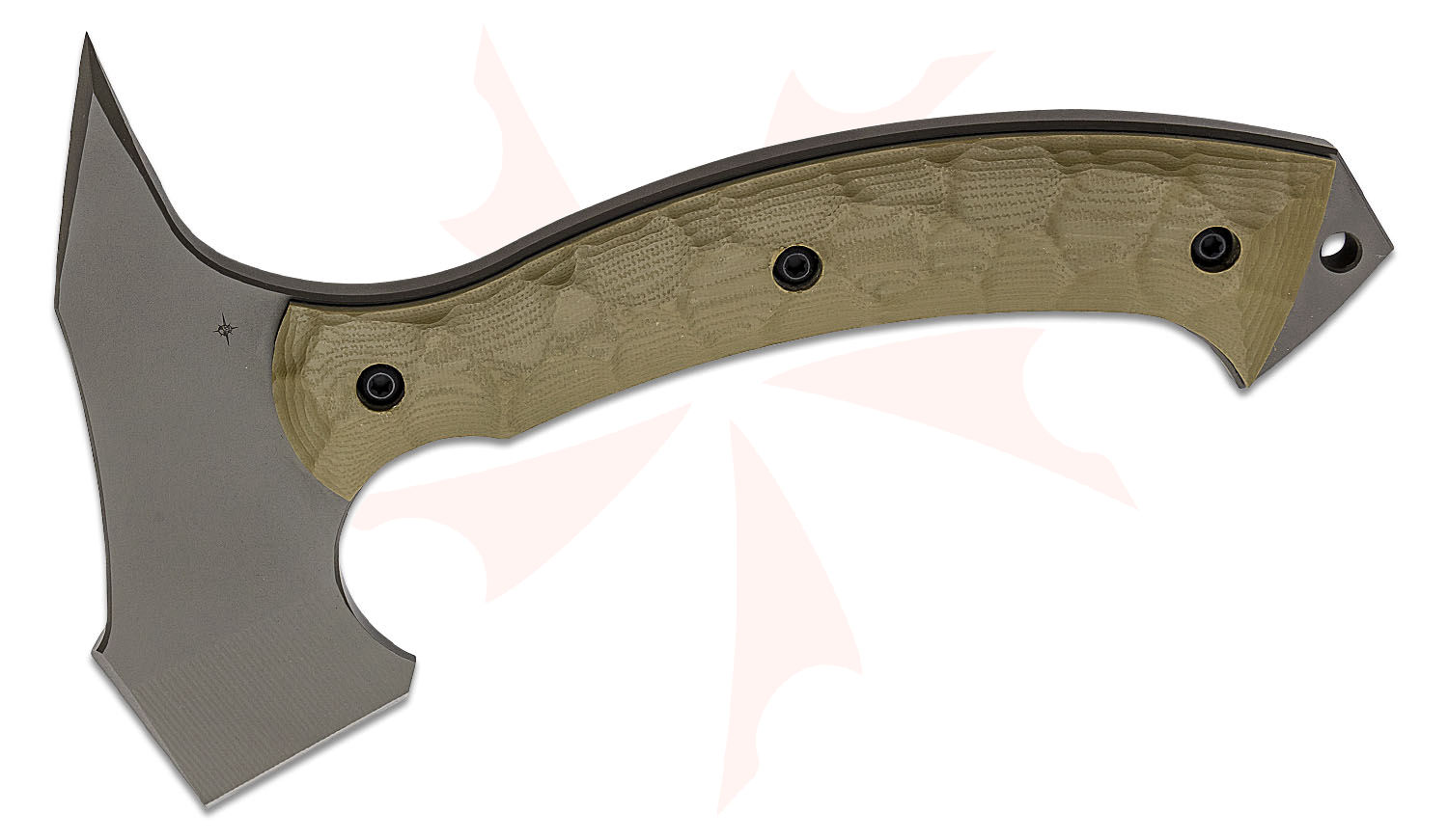 Toor Knives Tomahawk F13, 9" Overall, D2 Ranger Green Axe Head with ...
