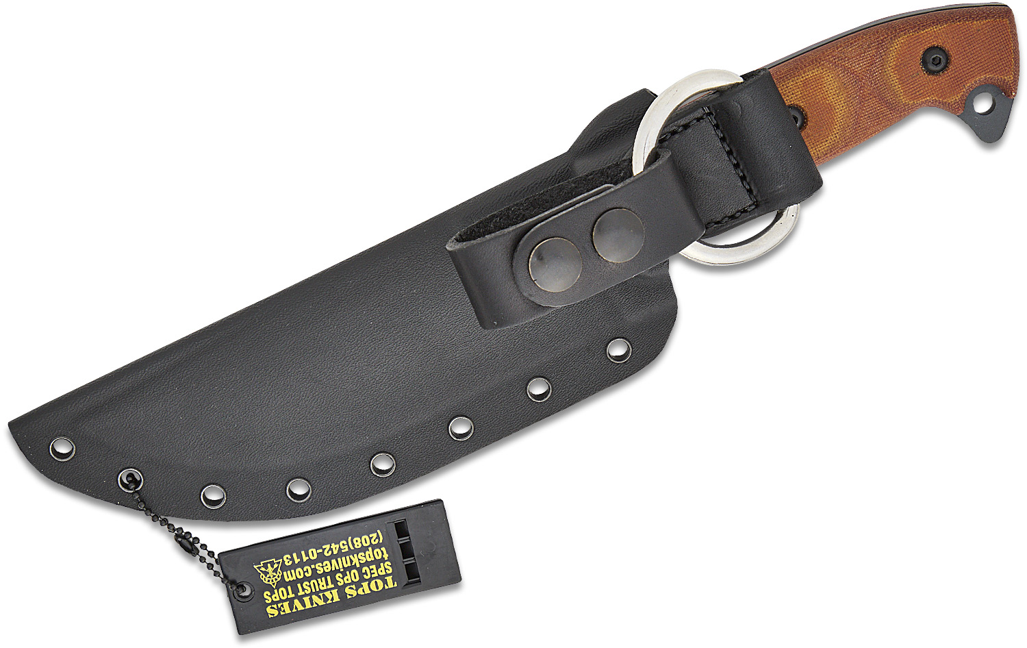 TOPS Knives Armado 6.5 Fixed Blade Knife 6.5" 1095 Sniper Gray Cerakote ...