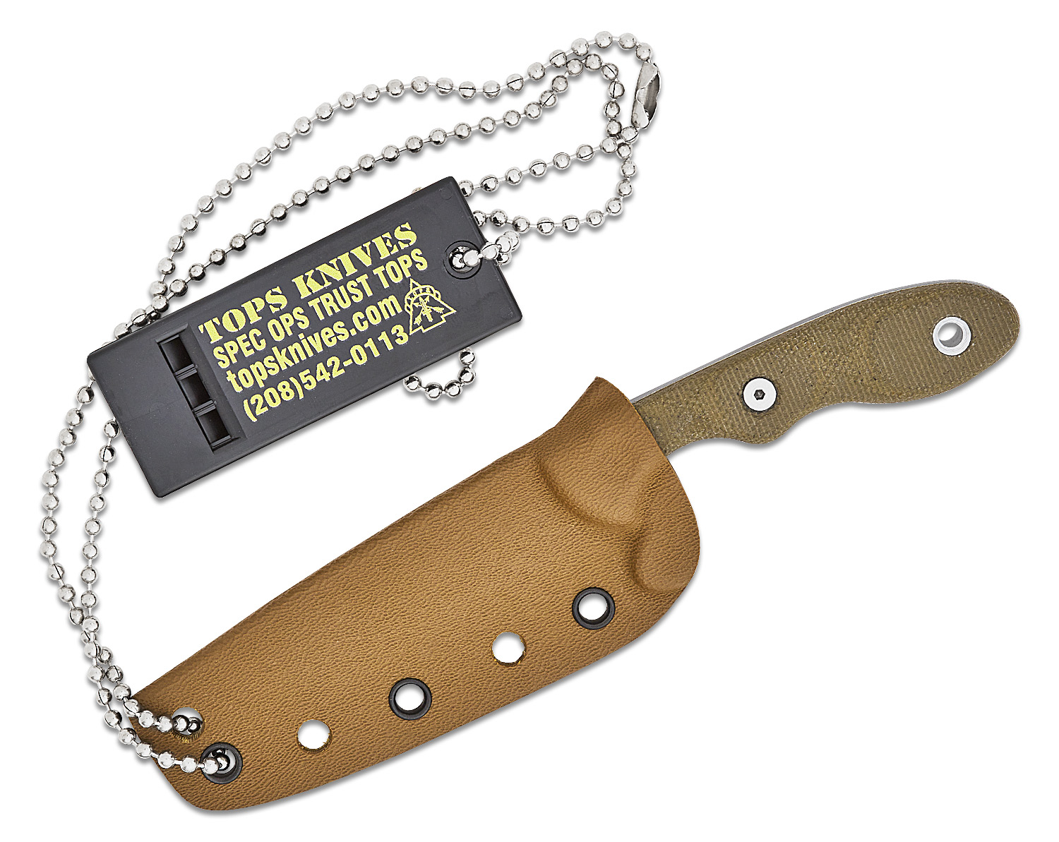 TOPS Knives Mini Scandi Knife Rockies Edition Fixed 3" 1095 Stonewashed ...