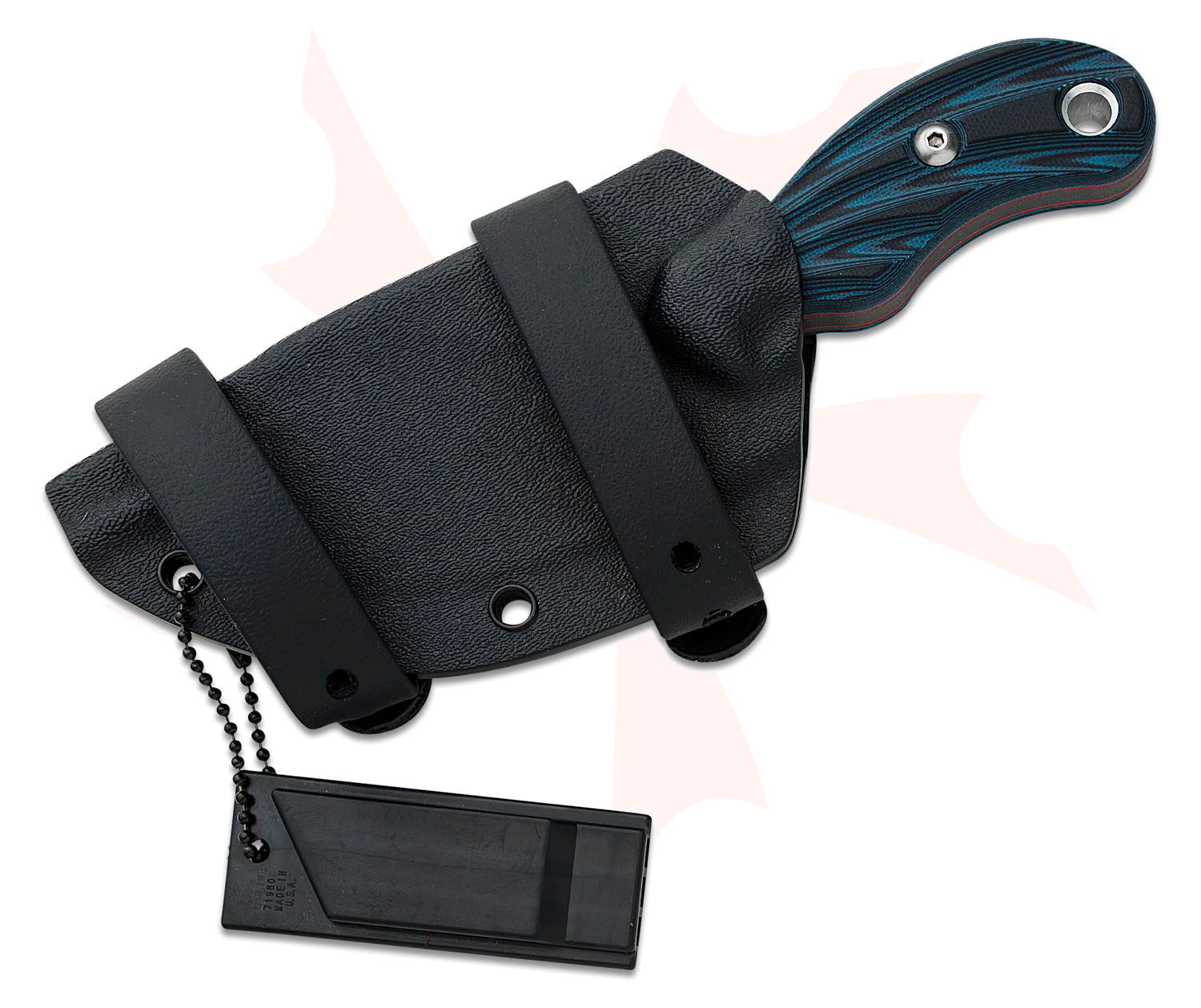 TOPS Knives QSK-02 Quick Skin Fixed Blade Knife 3.5" 1095 Tungsten ...