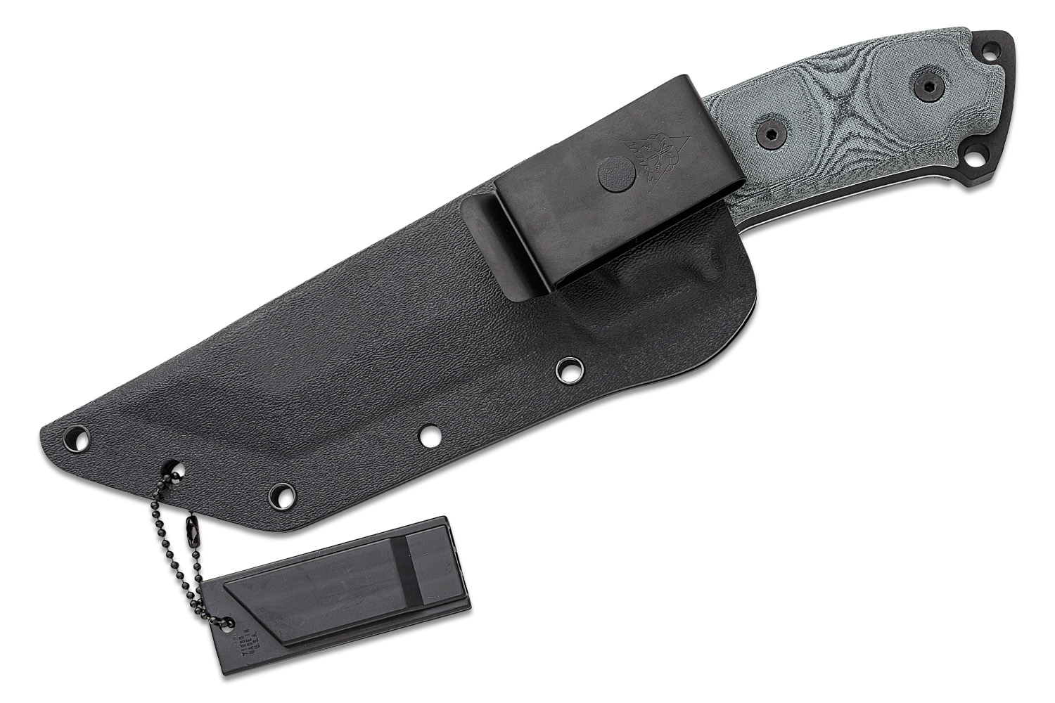 TOPS Knives Steel Eagle 105D Fixed Blade Knife 5.13" 1095 Carbon Black ...