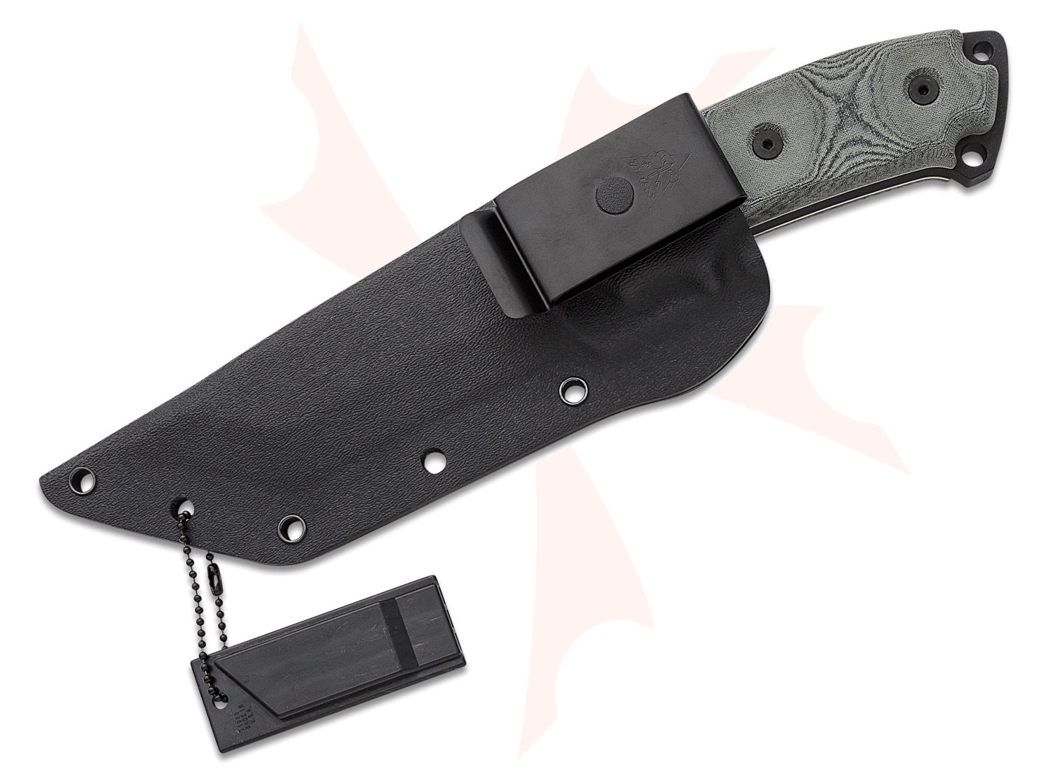 TOPS Knives Steel Eagle 105F Fixed Blade Knife 5.13" 1095 Carbon Black ...