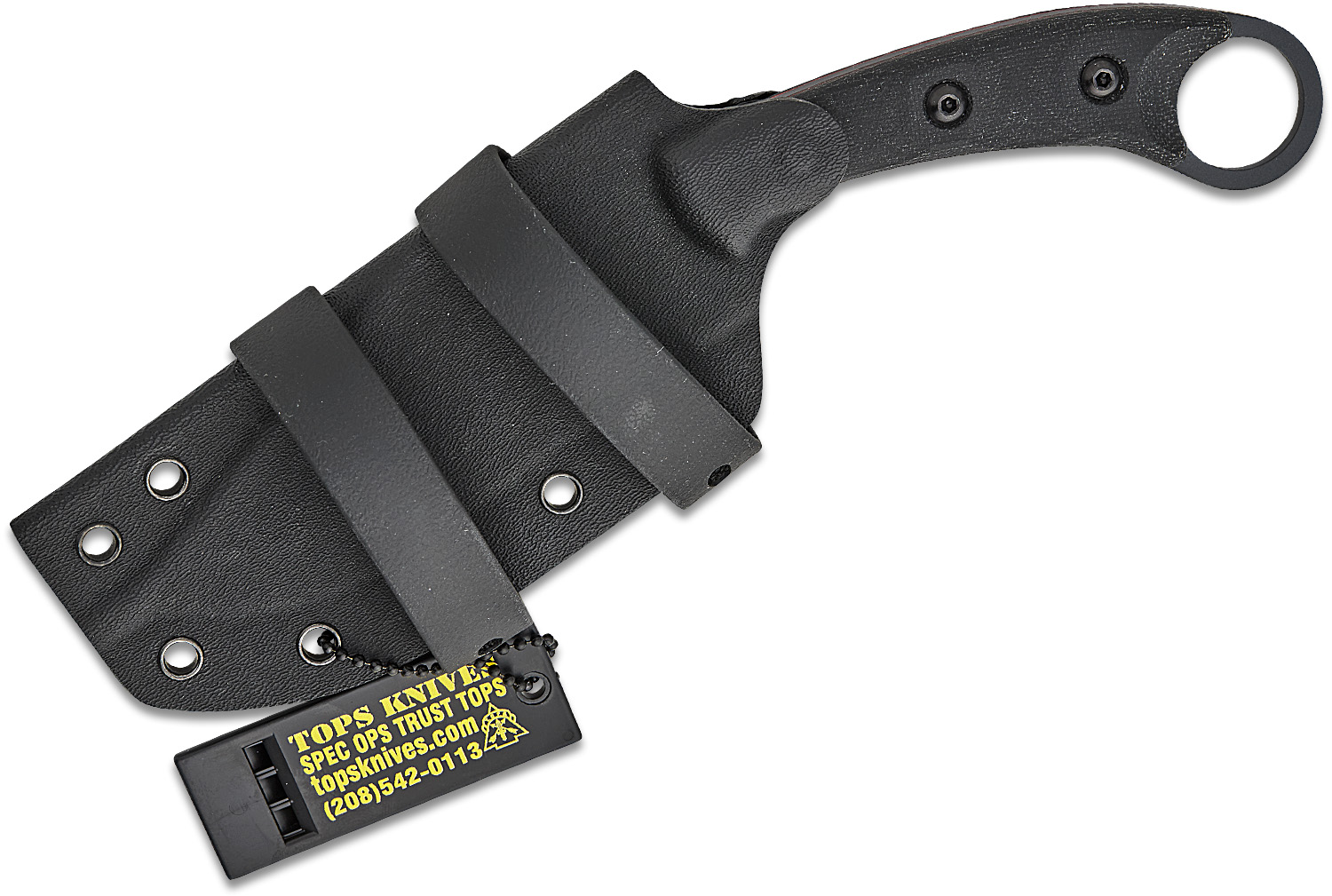 TOPS Knives Trailhead Kukri Karmabit Fixed Blade 4.75" Sniper Gray ...