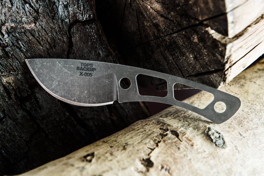 TOPS Knives Hammer Hawk Tomahawk with Backup Knife, Brown Leather ...