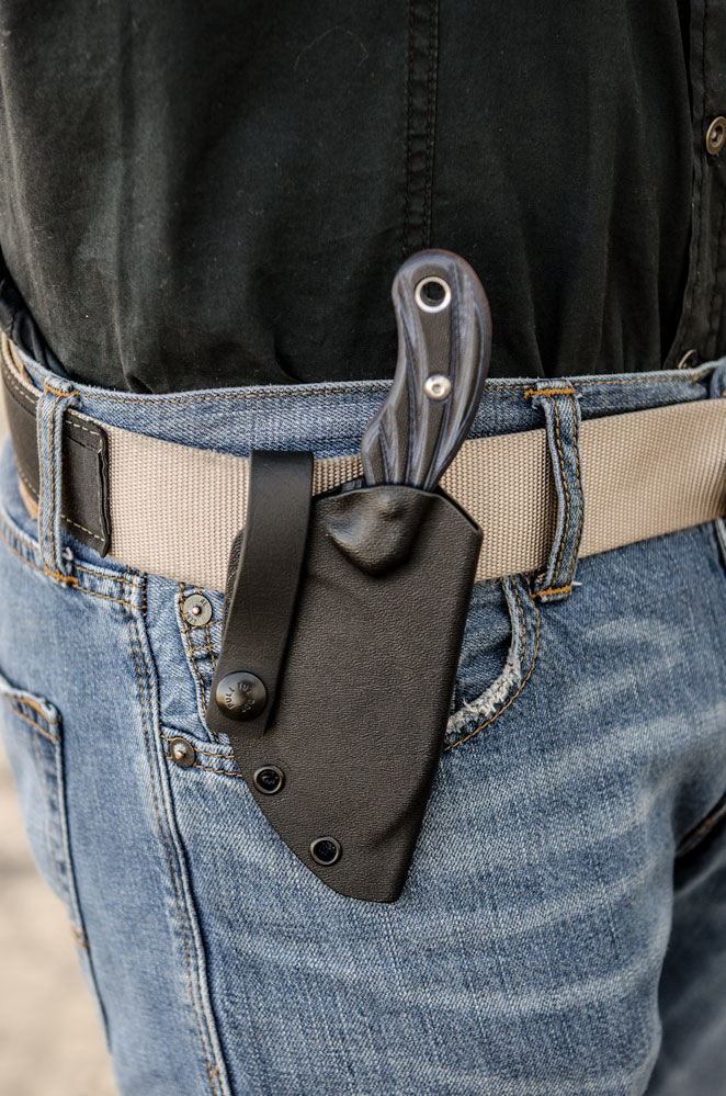 TOPS Knives QSK-01 Quick Skin Fixed 3.5" 1095 Tungsten Cerakote Drop ...