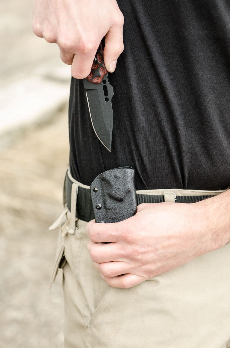 TOPS Knives CAT Covert Anti-Terrorism 3.25" 1095 Drop Point Blade ...