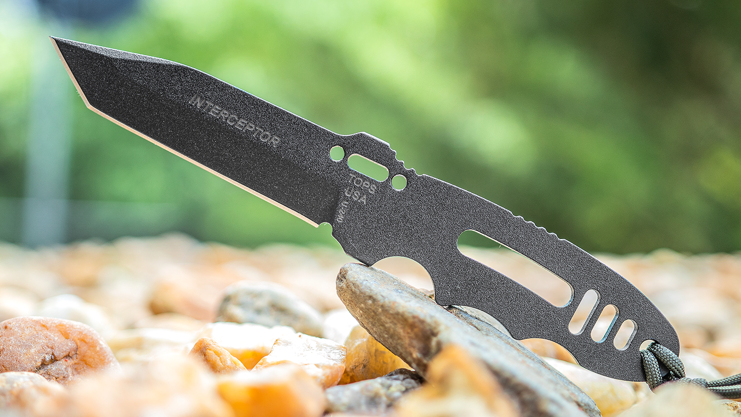 TOPS Knives Interceptor Police Utility 4" 1095 Black Tanto Blade, Kydex ...
