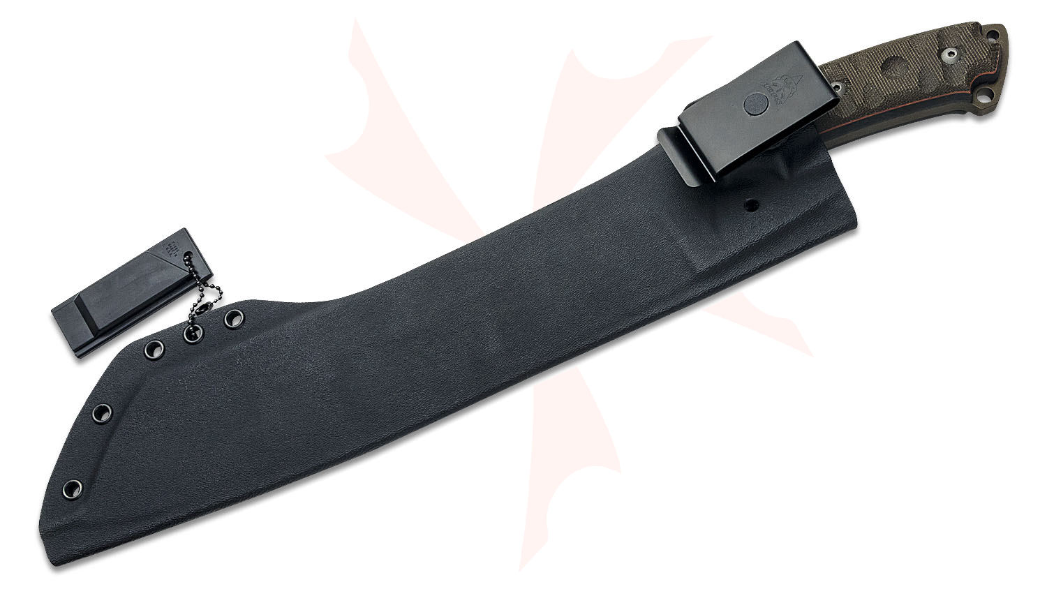 TOPS Knives El Chete Fixed 11.88" Midnight Bronze Blade, Rocky Mountain ...