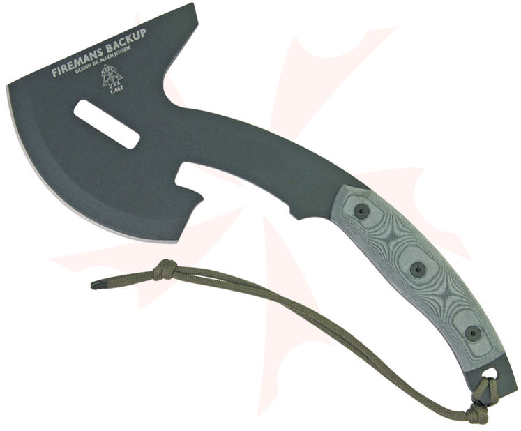 TOPS Knives Fireman's Backup Axe 12-3/4" Overall, Micarta Handles ...